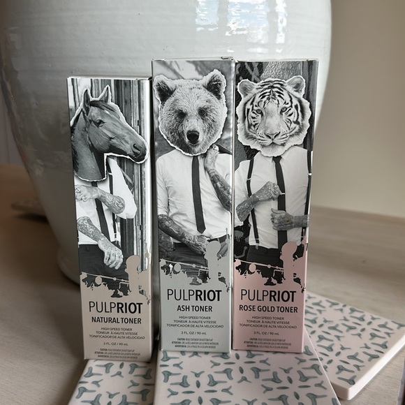 Pulp Riot | Hair | Pulp Riot Toners 3 Unopened New Natural Ash And Rose ...